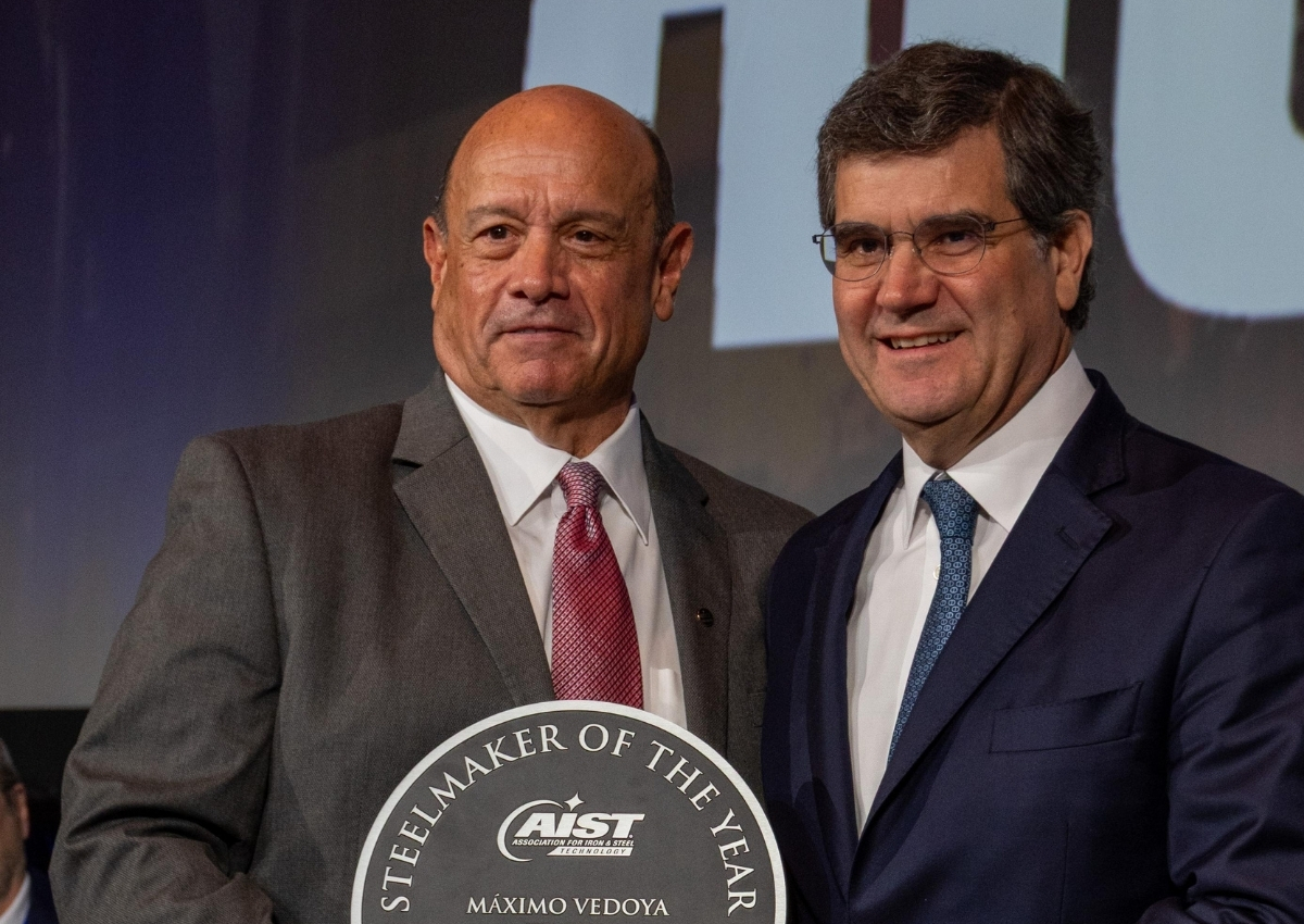 Máximo Vedoya Honored as Steelmaker of the Year at AISTech 2025
